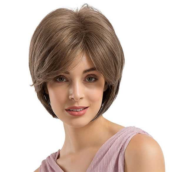 Pruik kort steil haar in laagjes model Stella - Mooie pruiken bij ...